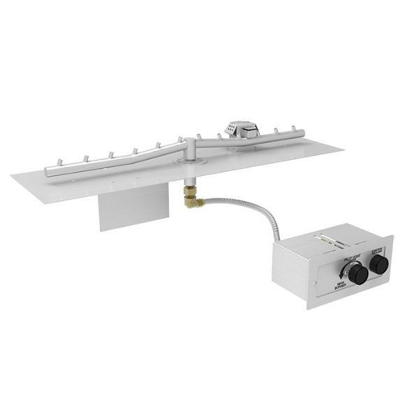 HPC Torpedo Flat Linear Push Button Burner System - 72" | Woodland Direct
