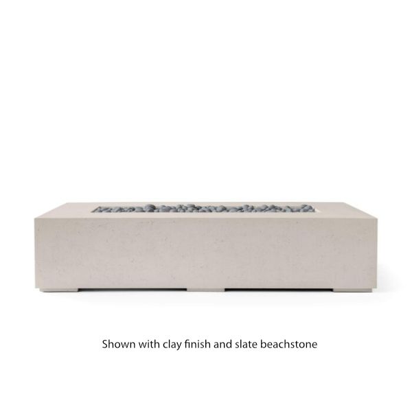 Sonoma 56" Lightweight Concrete Electronic Fire Pit | Woodland Direct